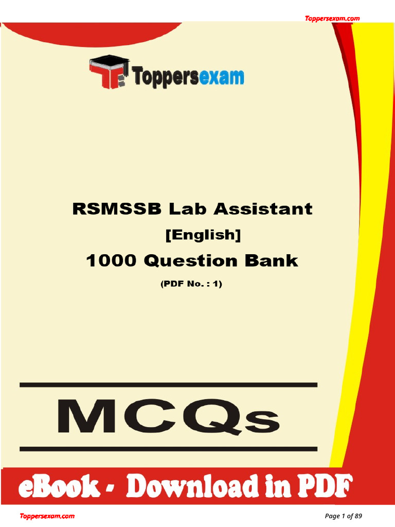 Lab Assistant (Science) P-2 English 1 To 500 | PDF | Force | Acceleration