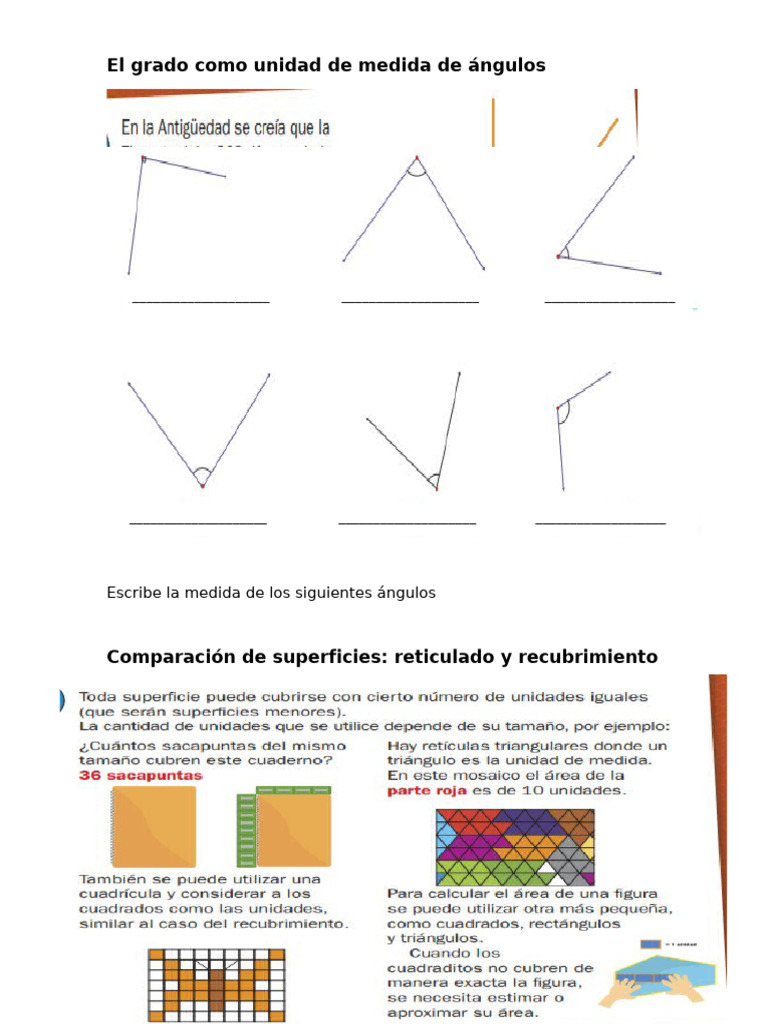 El Grado Como Unidad de Medida de Ángulos | PDF
