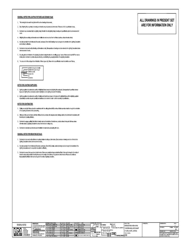 General Notes C0 | PDF
