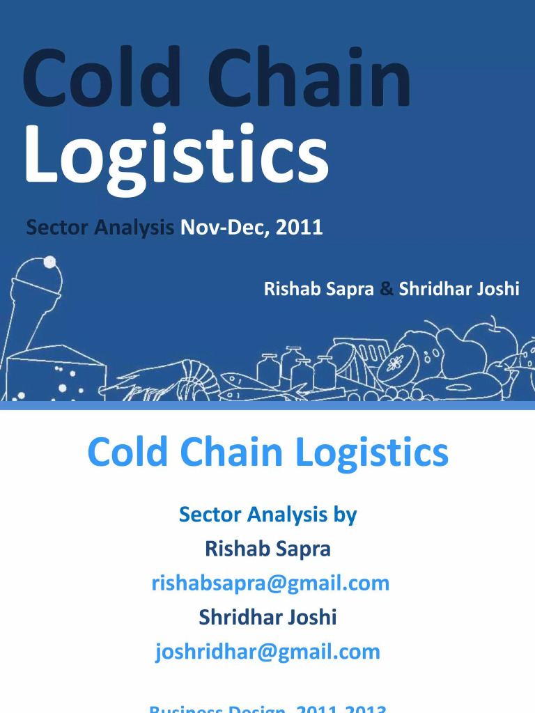 Cold Chain Logistics PPT - Compressed | PDF