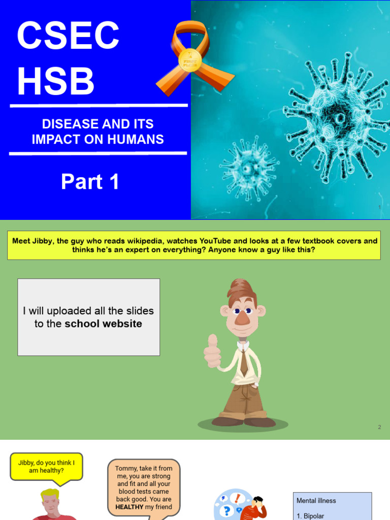 HSB Section D Disease and Its Impact On Humans | PDF | Hiv/Aids | Diabetes