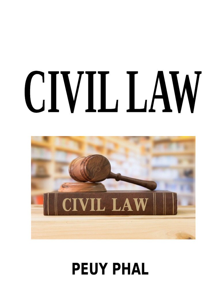 Civil Law Cover | PDF