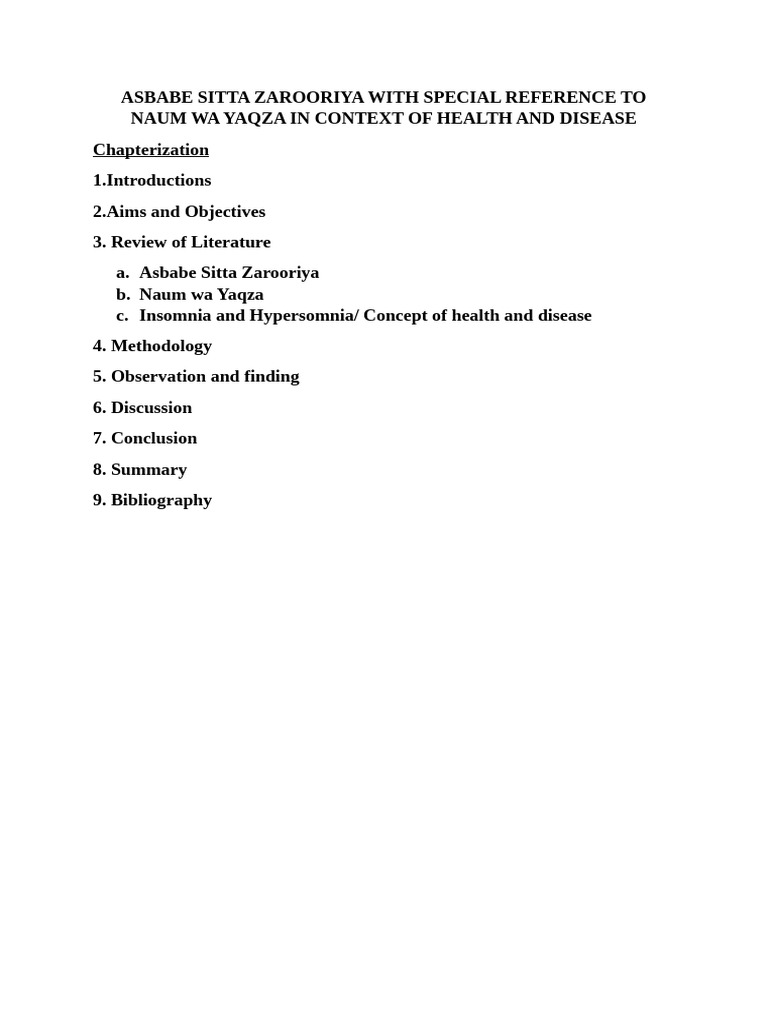 Chapterization Thesis | PDF