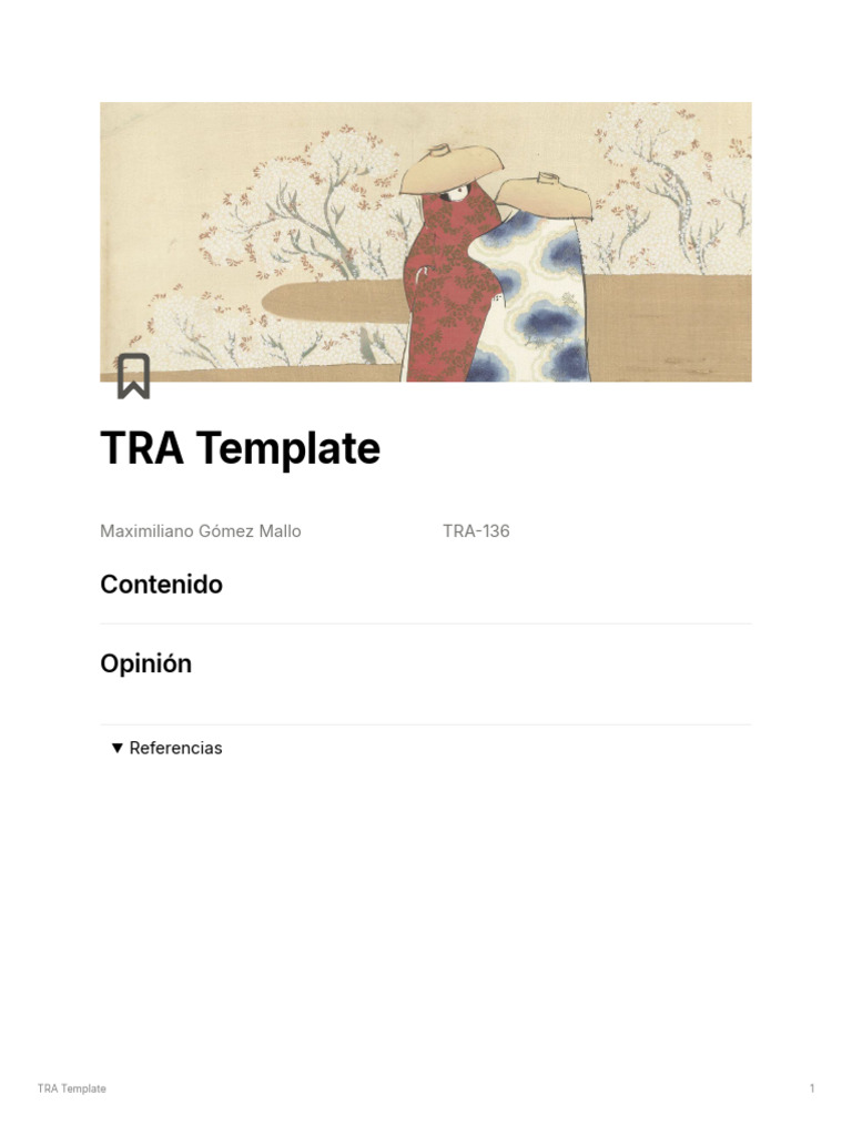 TRA Template | PDF