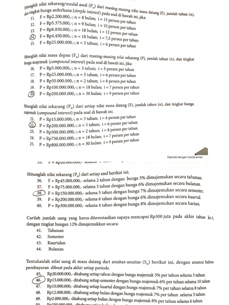 Soal Tugas 2 Matematika | PDF