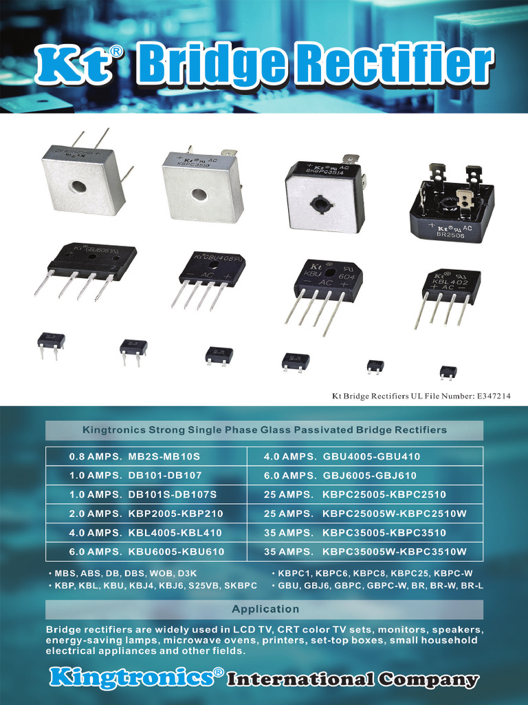 Kt-Bridge-Rectifier-Signal-Transistor-Leaflet | PDF