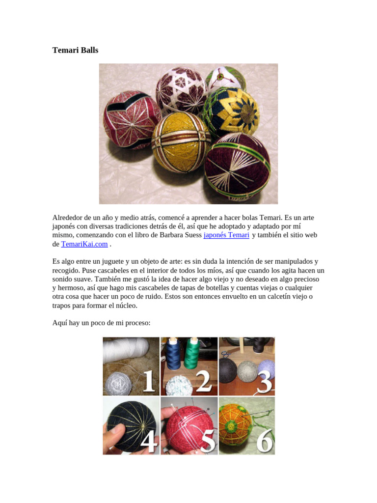 Temari Balls | PDF