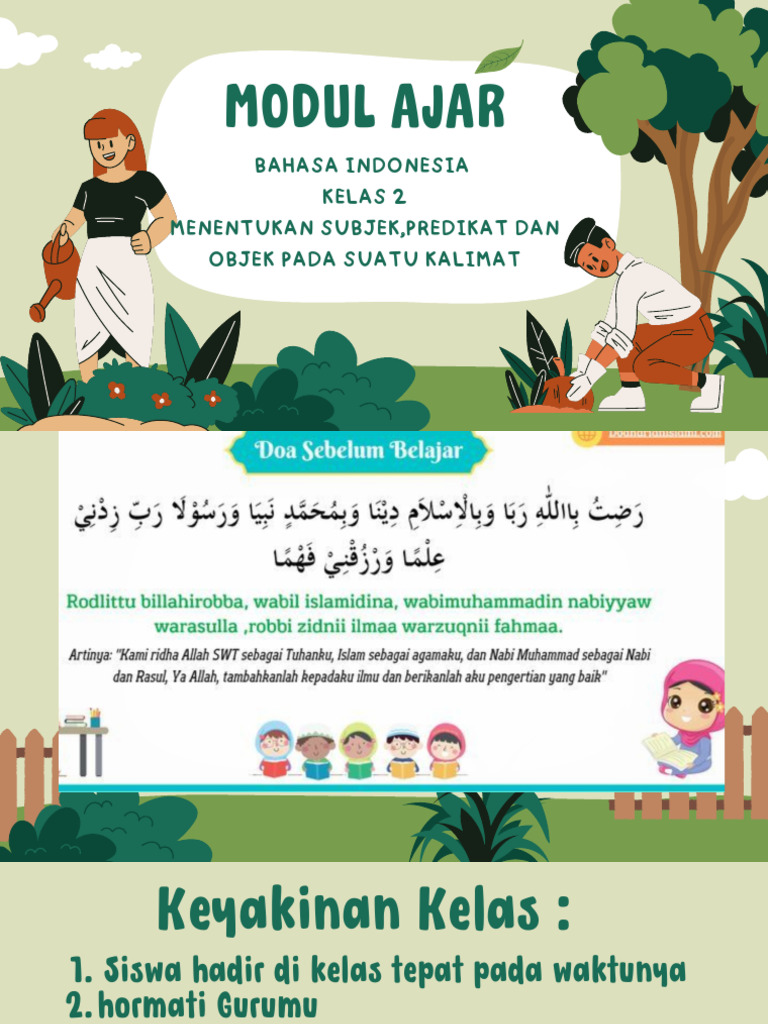 Menentukan Subjek dan Predikat Kalimat | PDF
