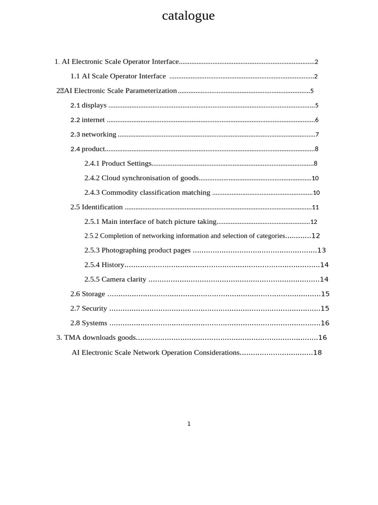 AI Electronic Scale User Guide | PDF | Computer Network | Ip Address