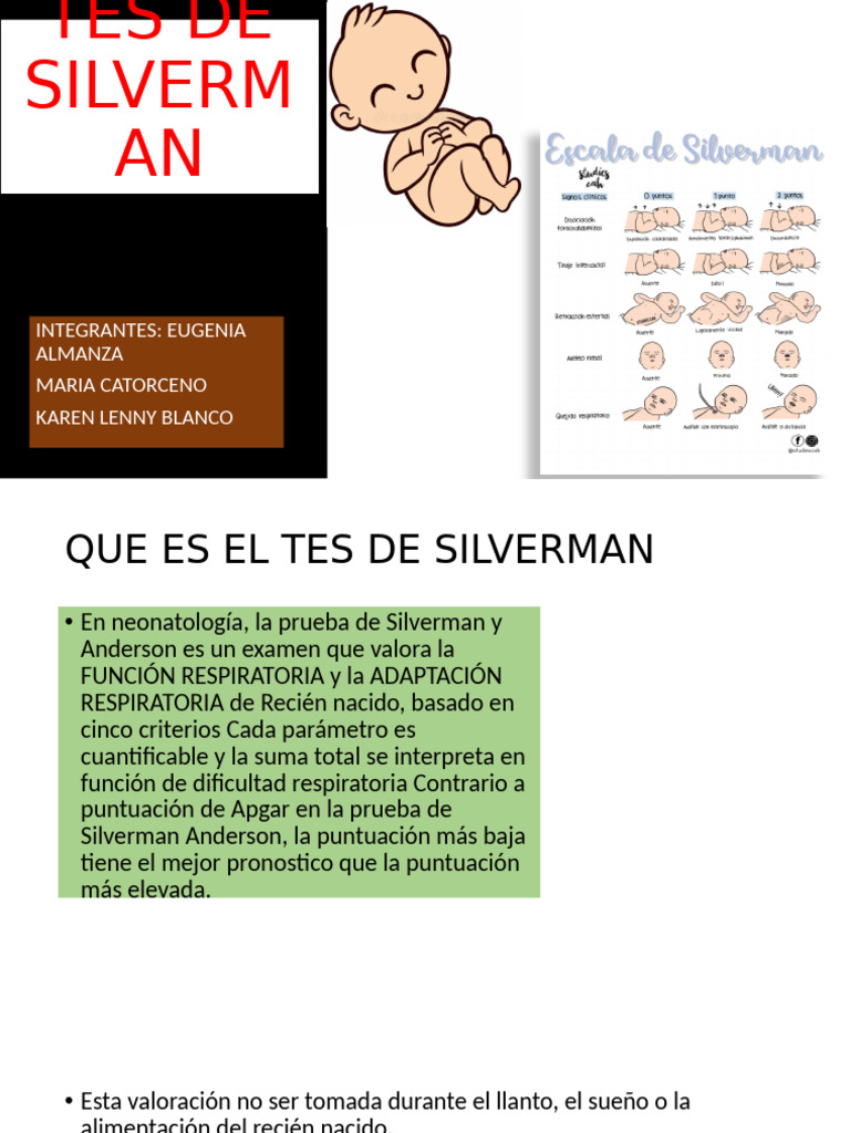 Test de Silverman - Anderson | PDF | Infantes | Sistema respiratorio