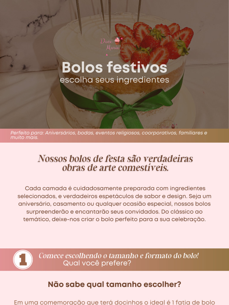 Bolos Festivos .pdf | PDF | Bolos | Alimentos