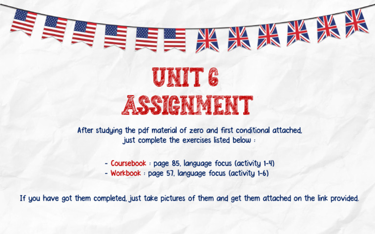 The Zero and First Conditional Assignment | PDF