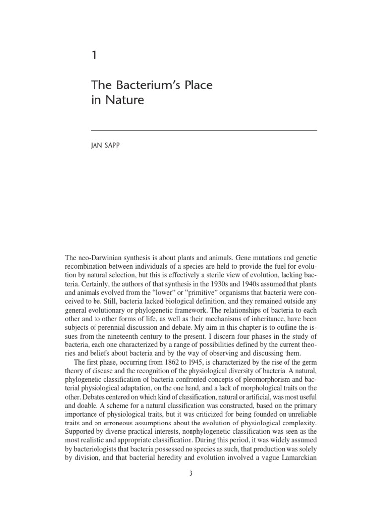 Microbial Phylogeny and Evolution | Download Free PDF | Bacteria | Evolution