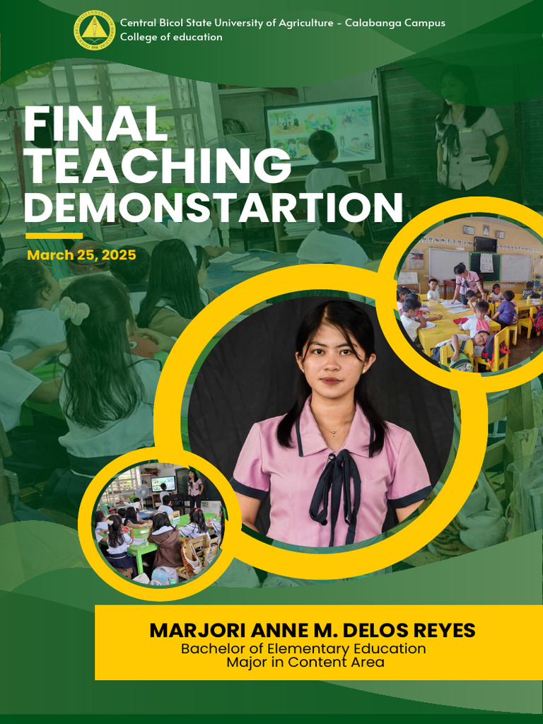 Teaching Demonstration for Education Degree | PDF