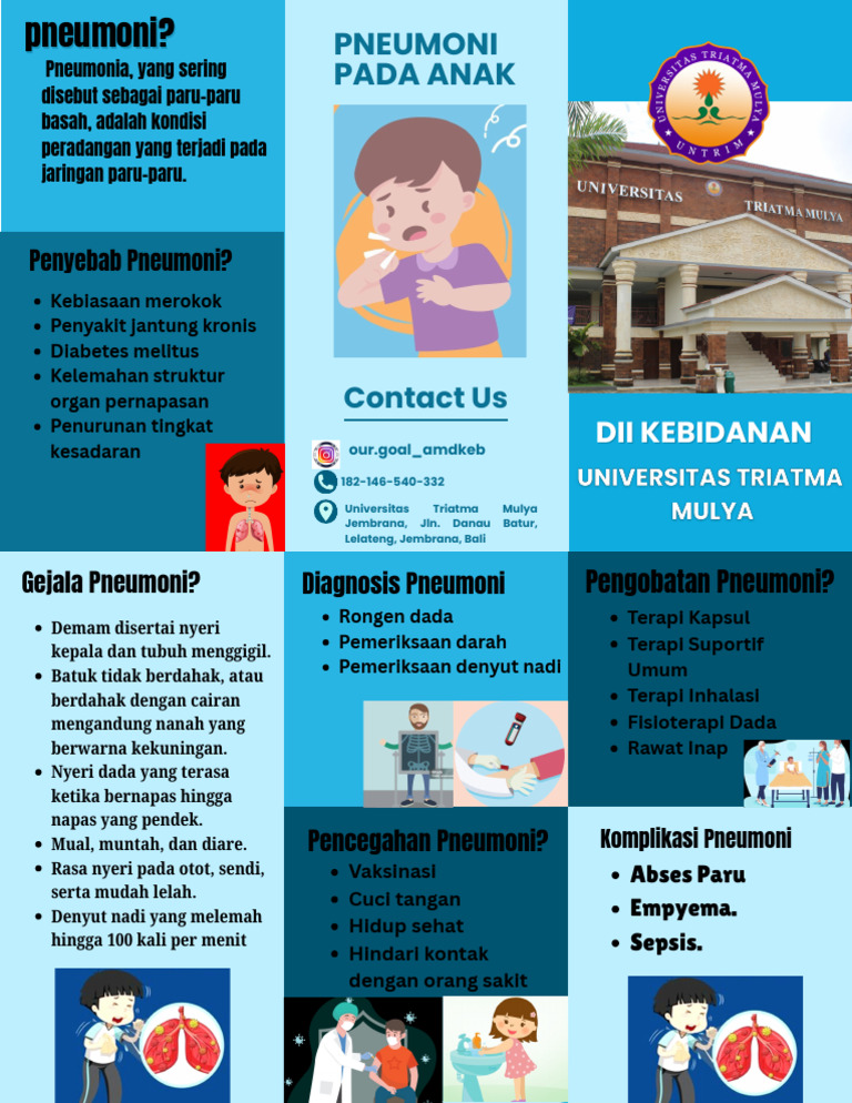 Leaflet Pneumoni Pada Anak | PDF