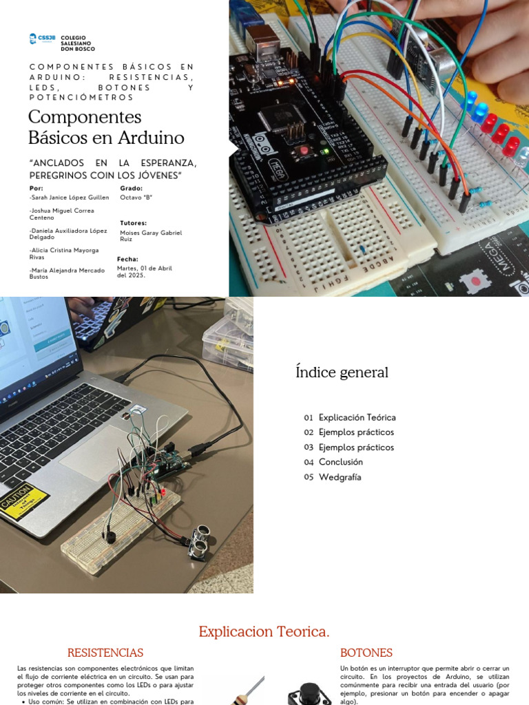 Componentes Básicos en Arduino Resistencias, LEDs, Botones y ...