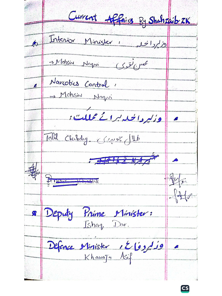 A To Z All Updated Current Affairs 20-04-25 by Shahzaib - ZK | PDF