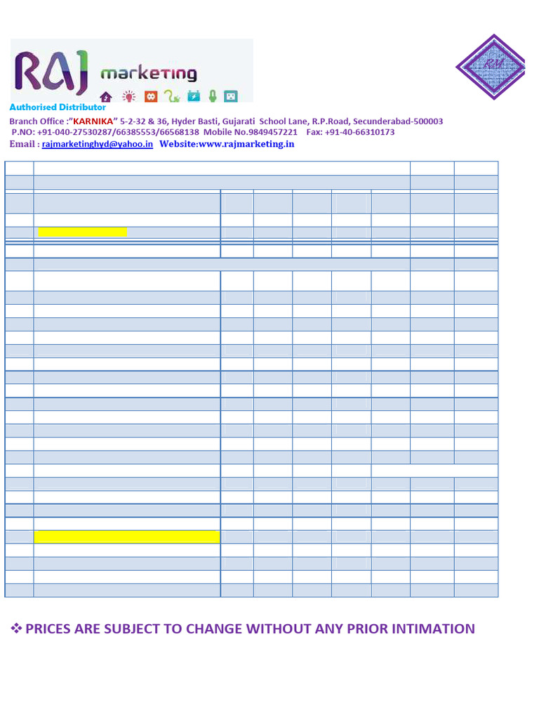 MS & GI Conduits Price List | PDF