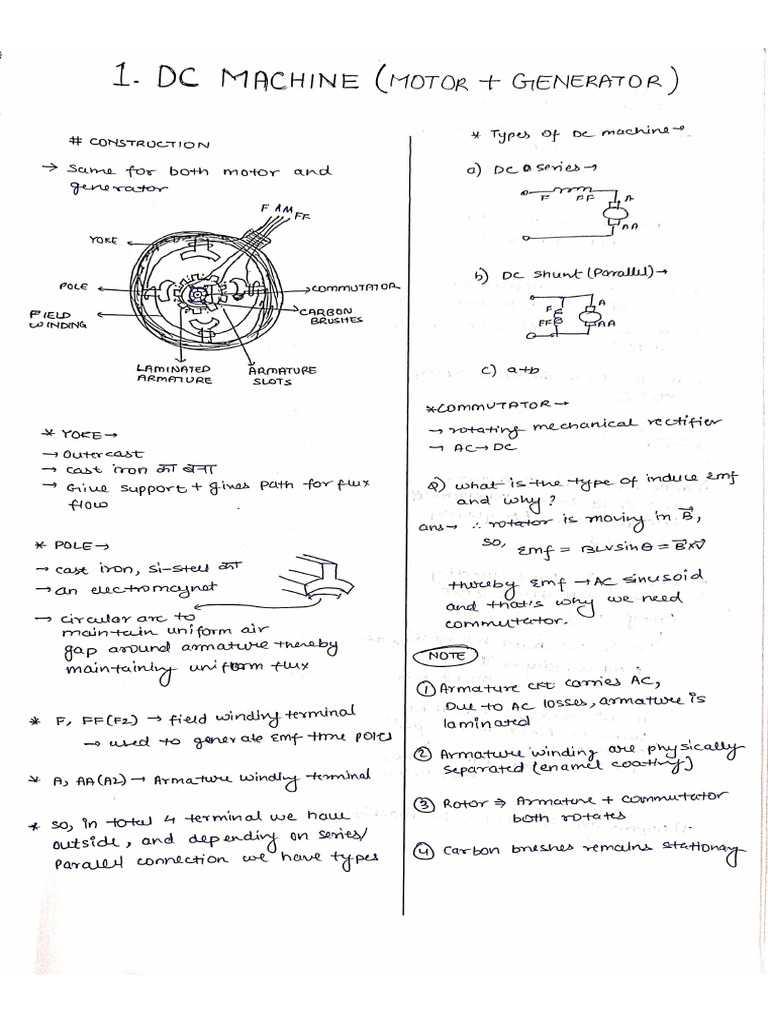 DC Machine-1 | PDF