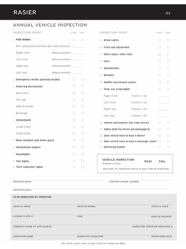 Chicago Uber Vehicle Inspection Guide | PDF