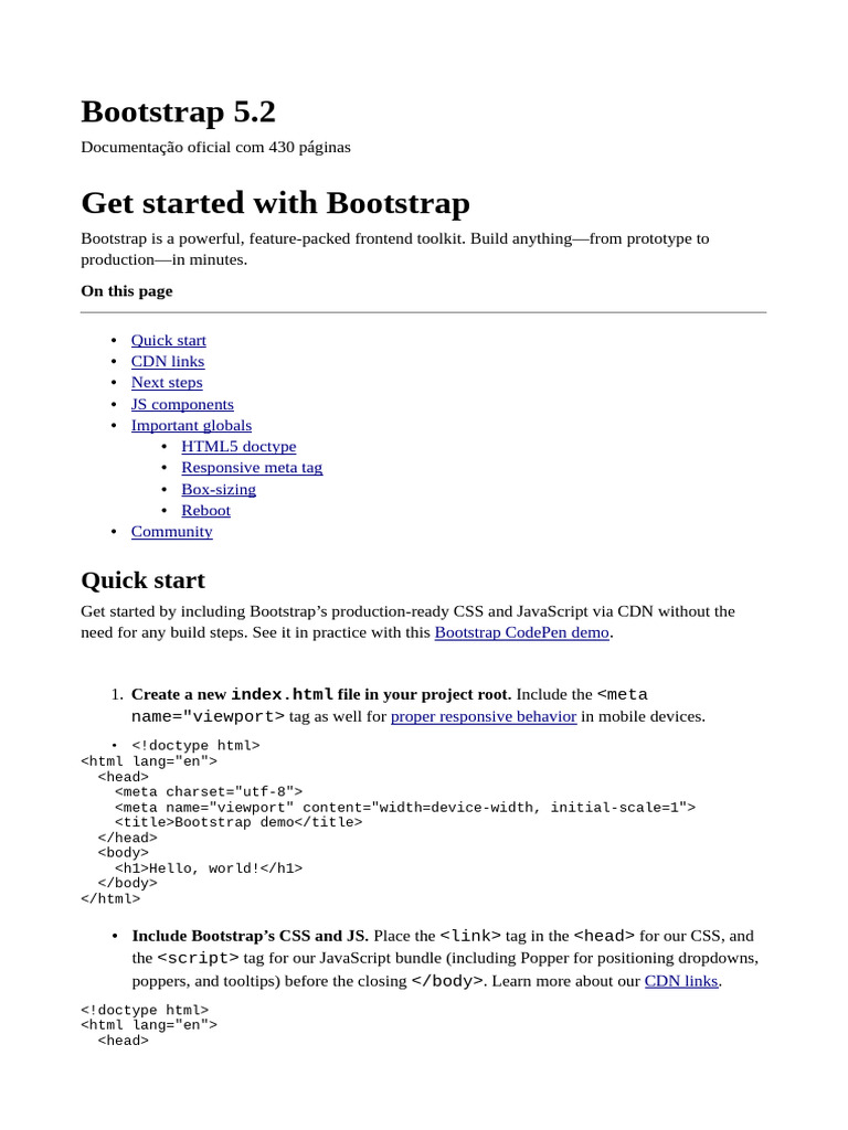 Bootstrap5 2 | PDF | Bootstrap (Front End Framework) | Responsive Web Design