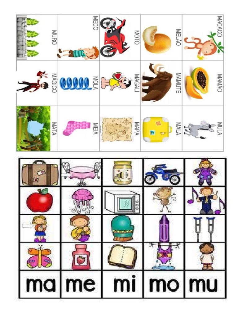 Imagenes Ma Me Mi Mo Mu Pa Pe Pi Po Pu | PDF
