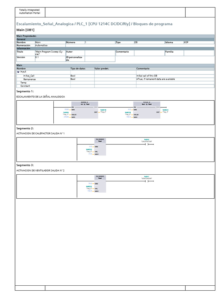 Escalamiento Señal Analogica | PDF