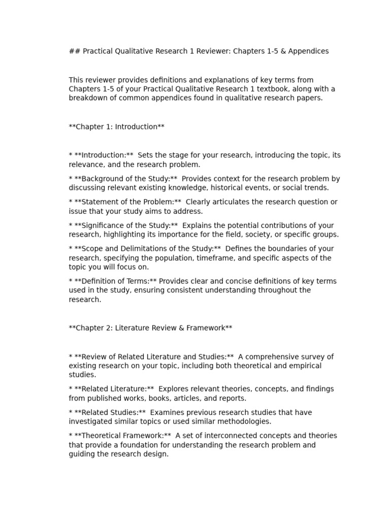 Practical Qualitative Research Review | PDF | Data | Methodology