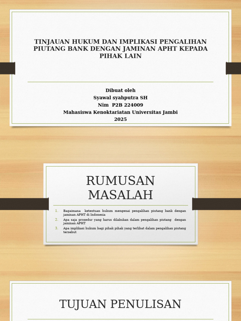 Power Point APHT 2025 | PDF