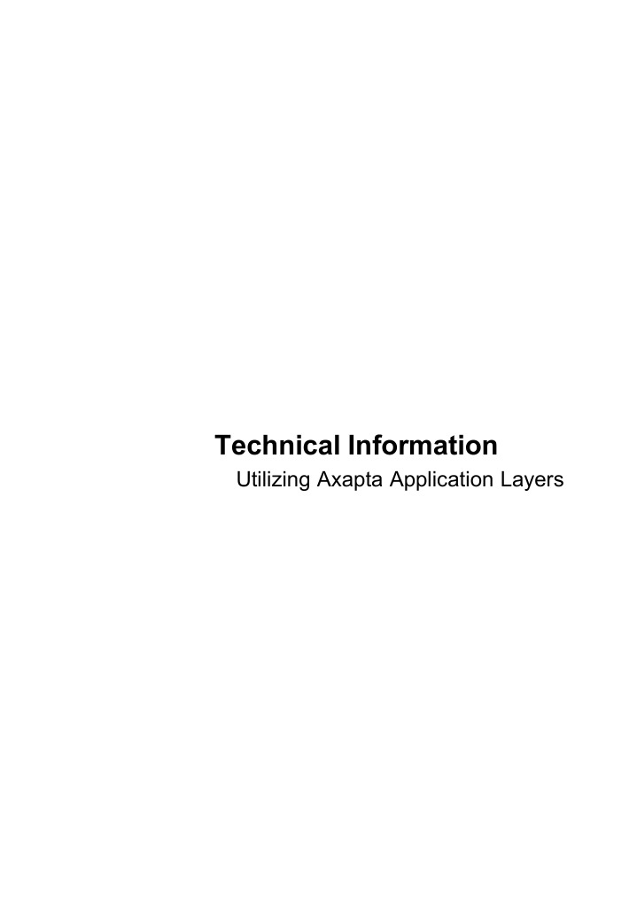 Utilizing Axapta Application Layers | PDF | Software Development ... Utilizing Axapta Application Layers | PDF | Software Development ...