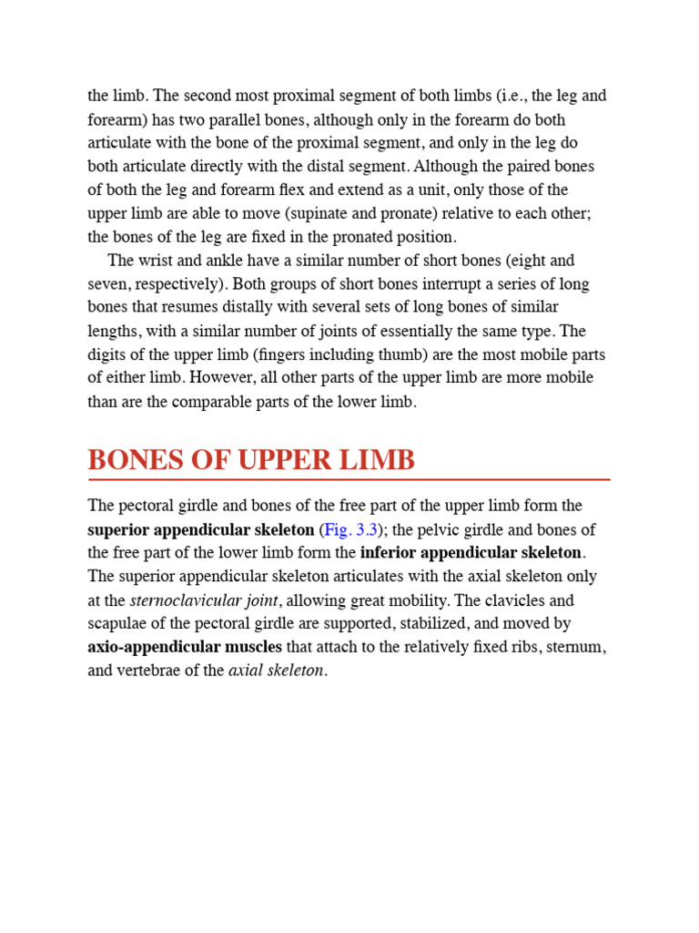 01 - Osteology of The Upper Limbs | PDF | Elbow | Hand