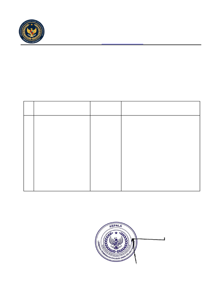 Laporan Pelaksanaan Seluruh Rangkaian Kegiatan HBP Pada Lpka Mamuju | PDF