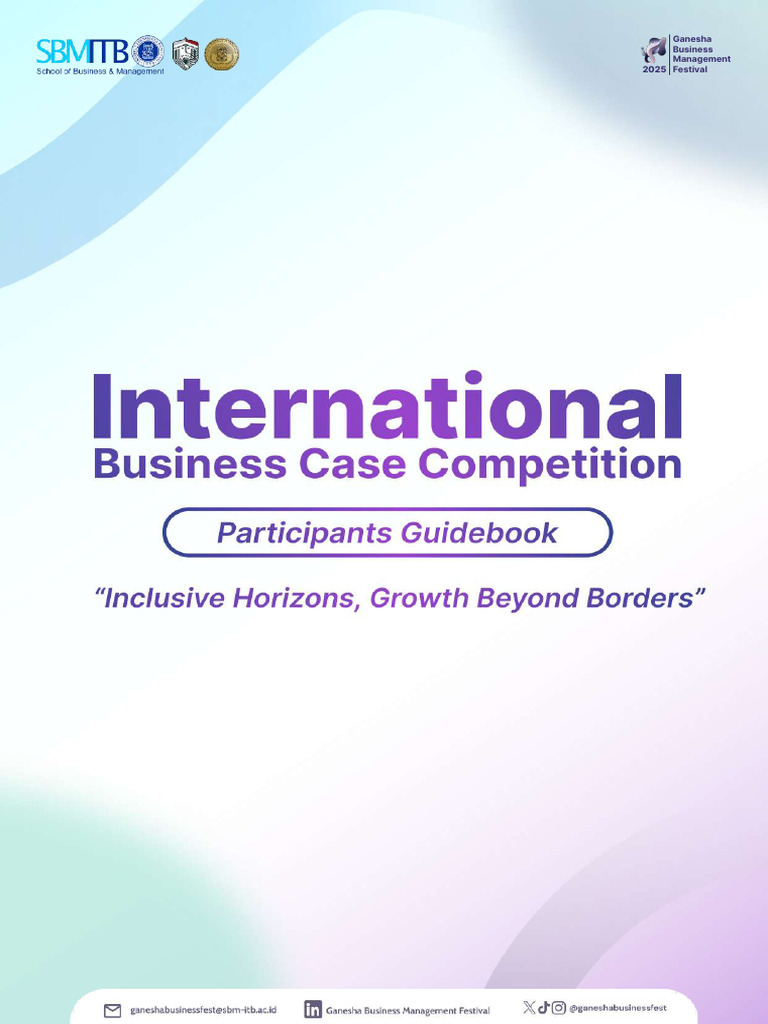 Guidebook Preliminary Round IBCC | PDF