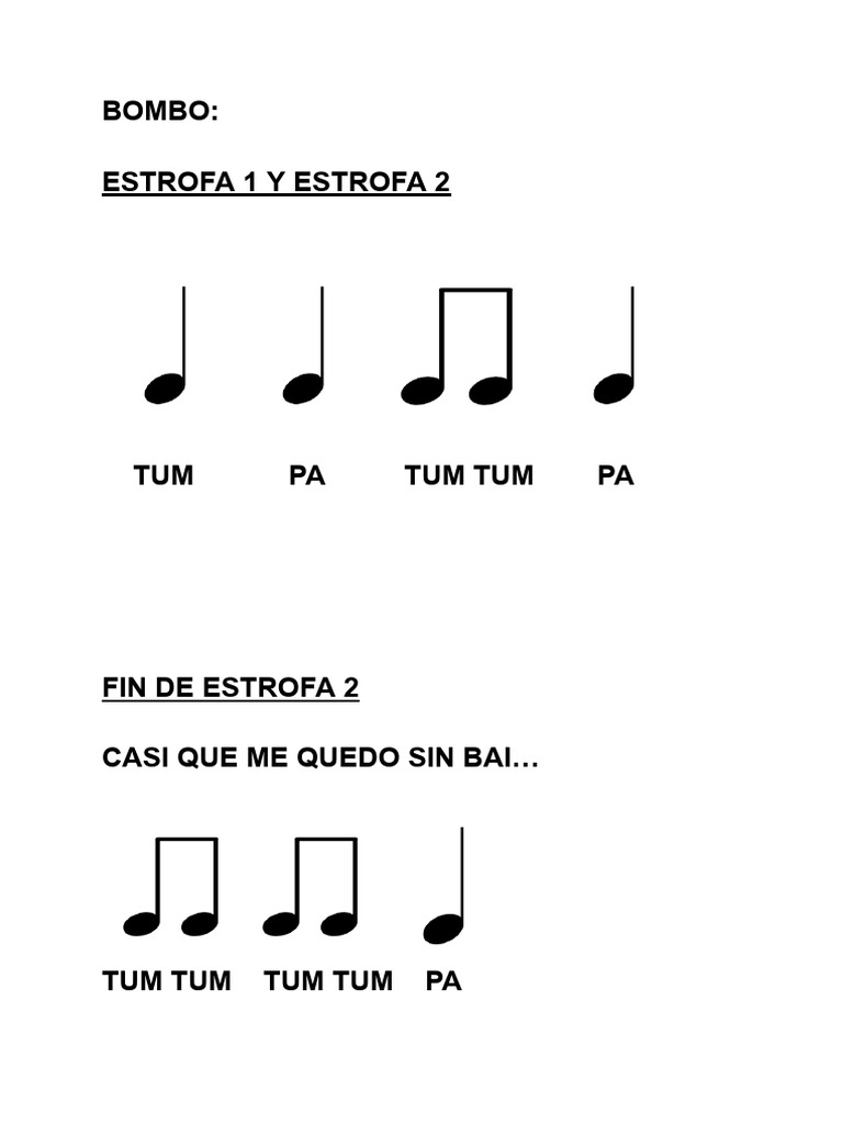 Bombo y Pandereta | PDF