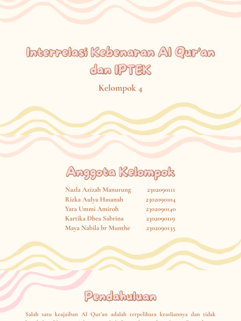 Intelarasi Kebenaran Alquran Dan Iptek | PDF