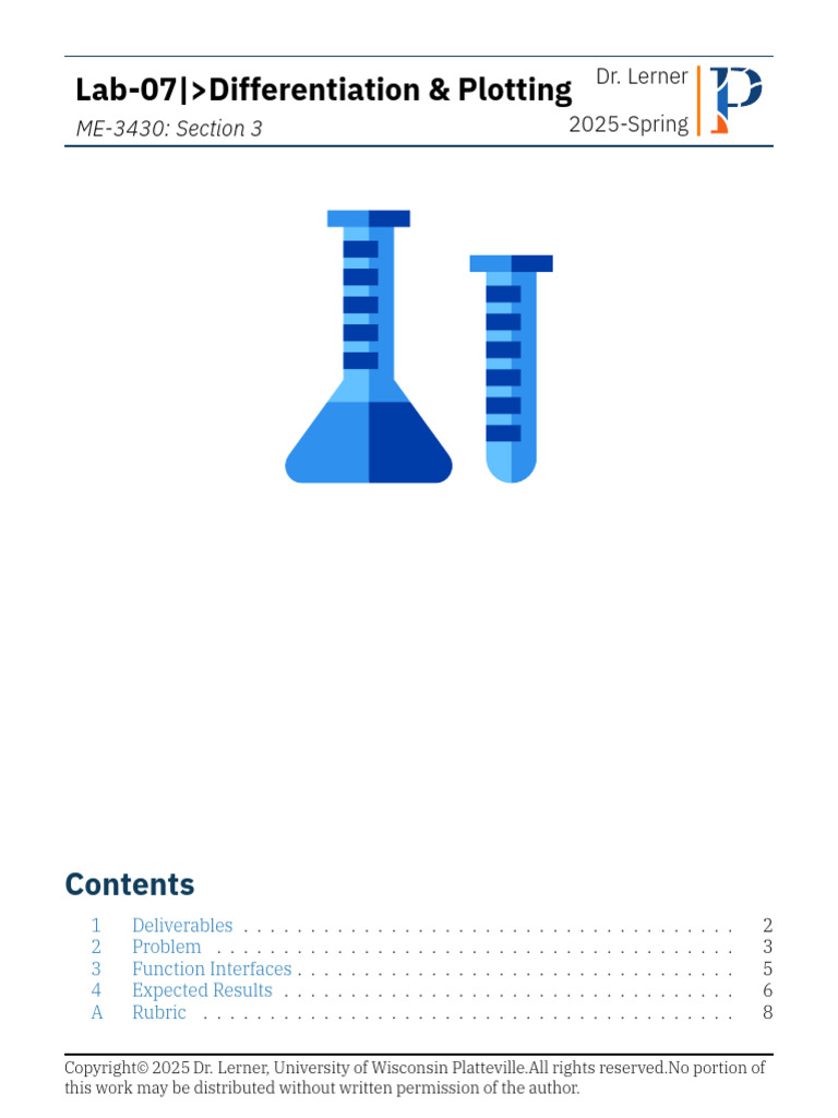 Lab07 - Differentiation and Plotting | PDF | Derivative | Function (Mathematics)
