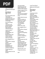 Lirik Lagu Celengan Rindu | PDF