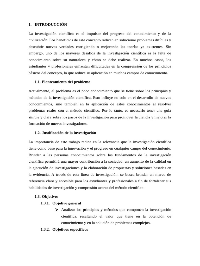 Introducción Inv Cien | PDF