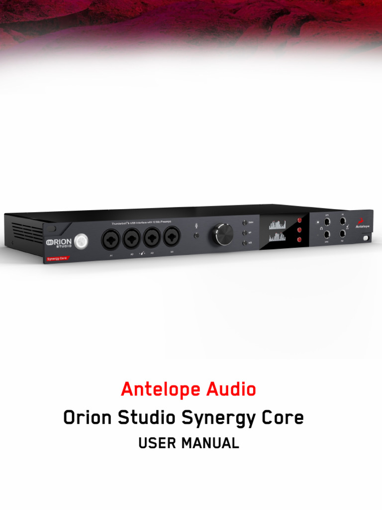 Orion Studio SC | PDF | Audio Engineering | Electrical Engineering