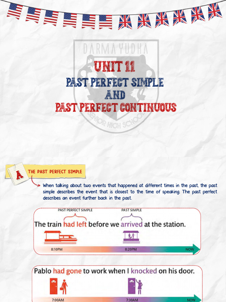 Unit 11 Past Perfect and Continuous | PDF | Linguistics | Language Families