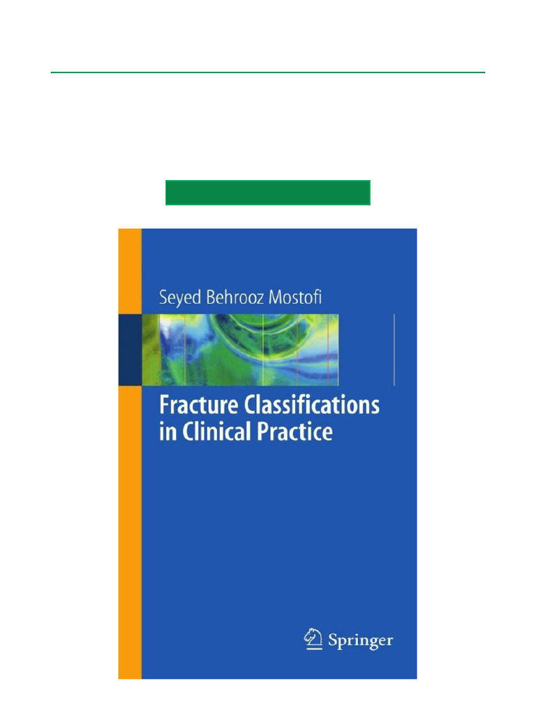 Fracture Classifications in Clinical Practice Scribd Full Download ...