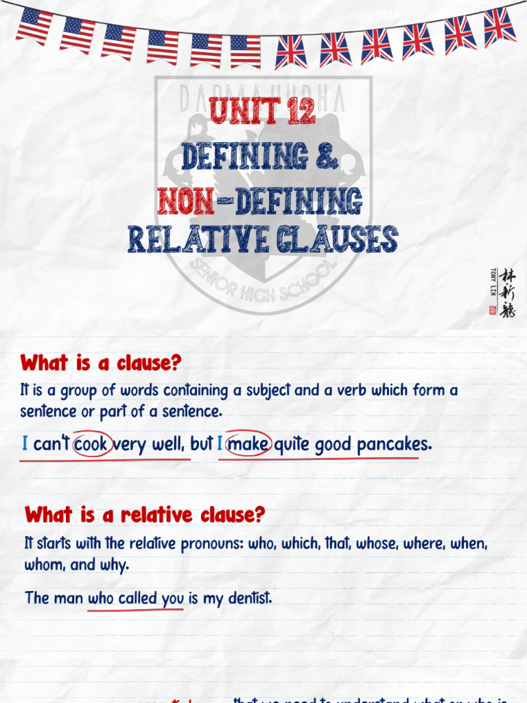 Relative Clauses Explained | PDF