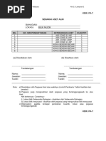 Kew - Pa-7 Borang Senarai Aset Alih | PDF