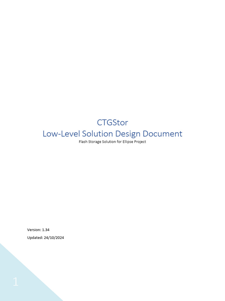 Flash Storage Solution - Low Level Design v1.34 | PDF | Computer ...