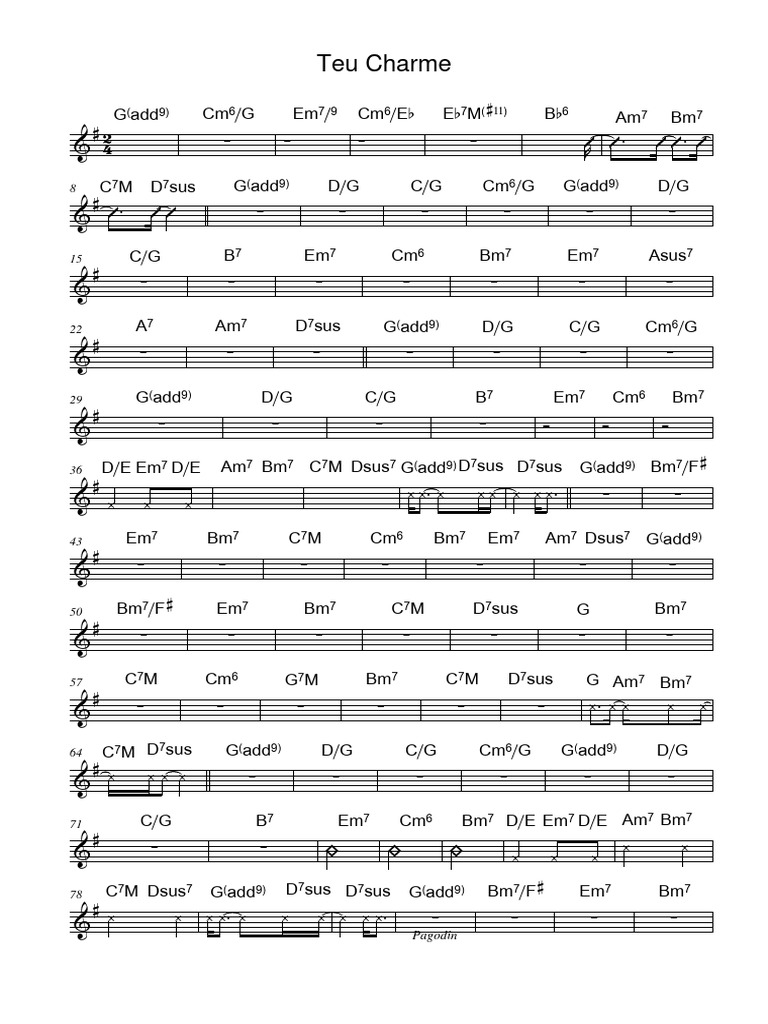 Os Morenos - Teu Charme | PDF