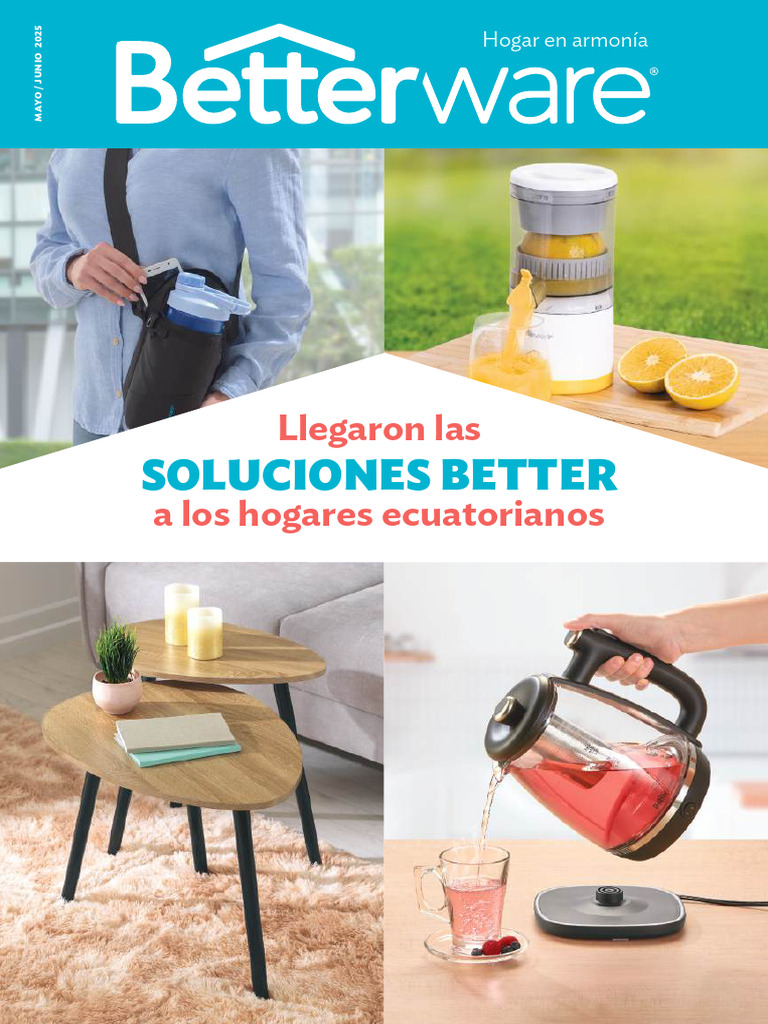 Betterware MAYO-JUNIO 2025 | PDF | Materiales