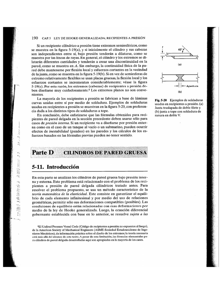Cilindros Pared Gruesa - Egor P Popov | PDF