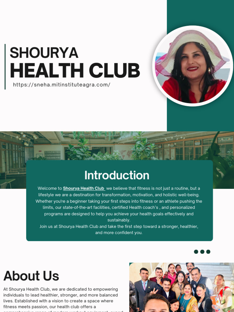 SHOURYA HEALH CLUB | PDF | Physical Fitness | Mental Health