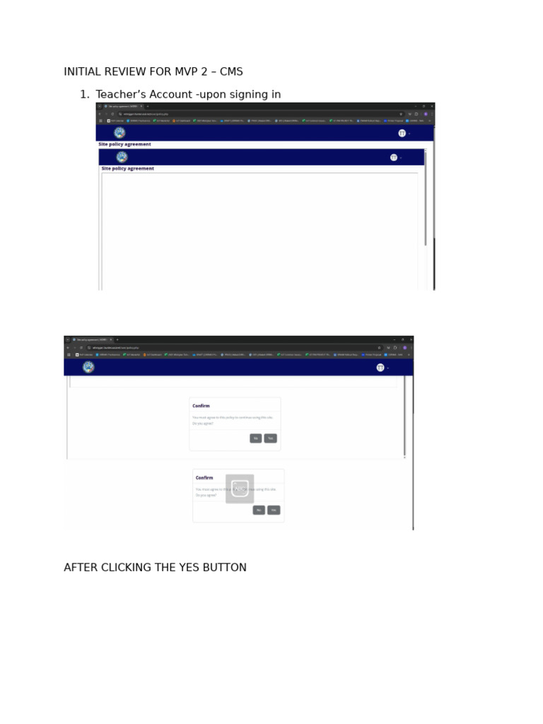 Initial Review For MVP 2 | PDF