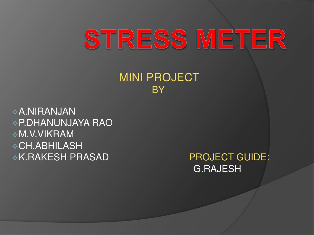 Stress Meter | PDF | Amplifier | Diode
